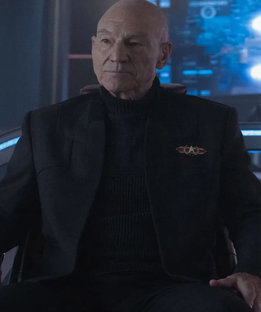 Star Trek Picard S3 Jean-Luc Picard Black Jacket