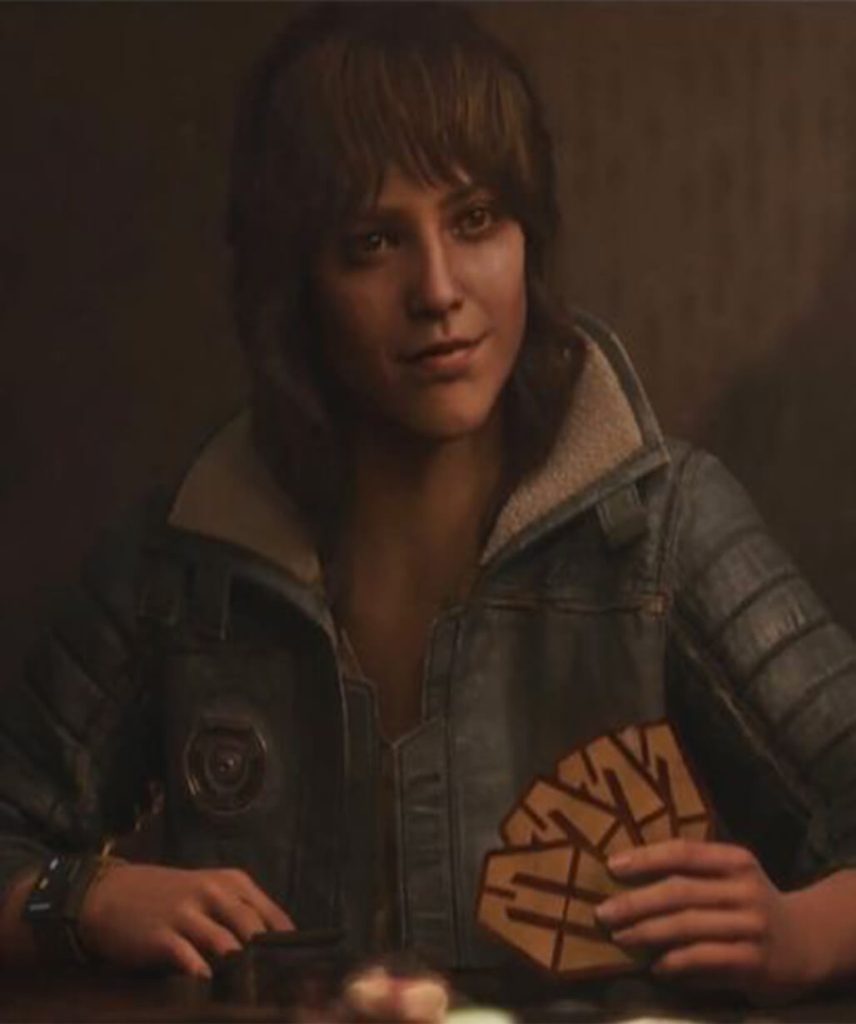 Star Wars Outlaws Kay Vess Blue Leather Jacket