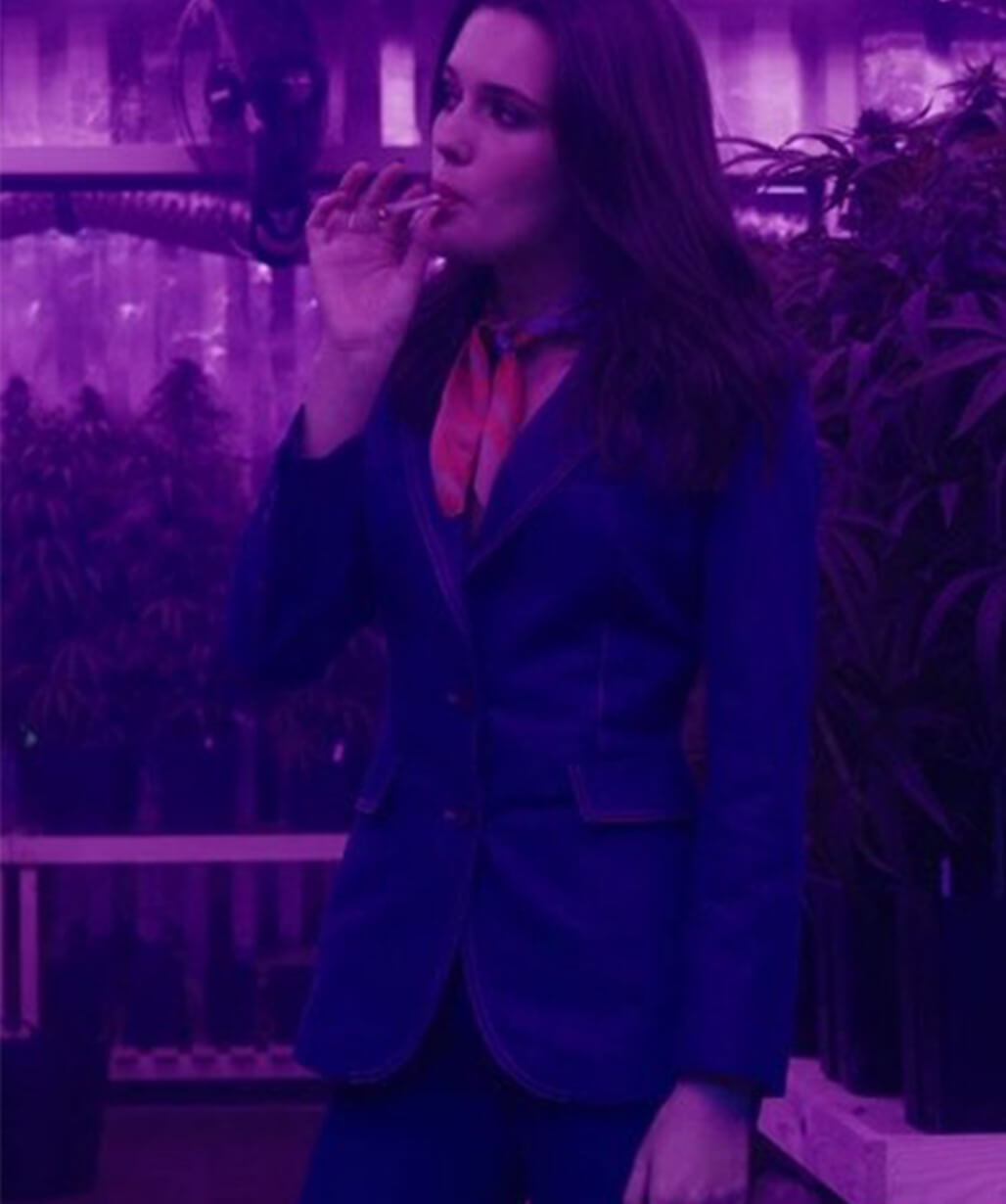 The Gentlemen Gabrielle Ruby Sear Blue Denim Blazer