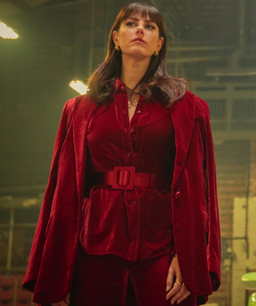 The Gentlemen Susie Glass Kaya Scodelario Red Blazer