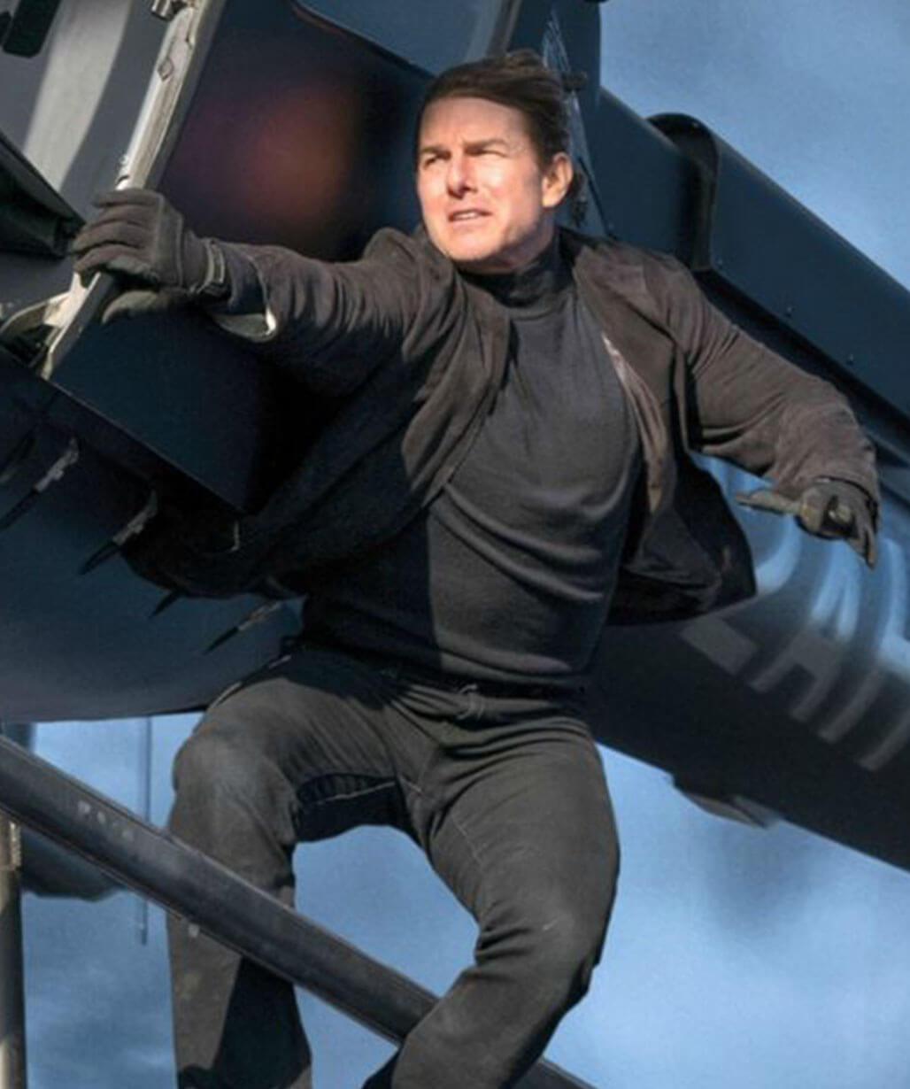 Tom Cruise Mission Impossible Fallout Black Suede Jacket