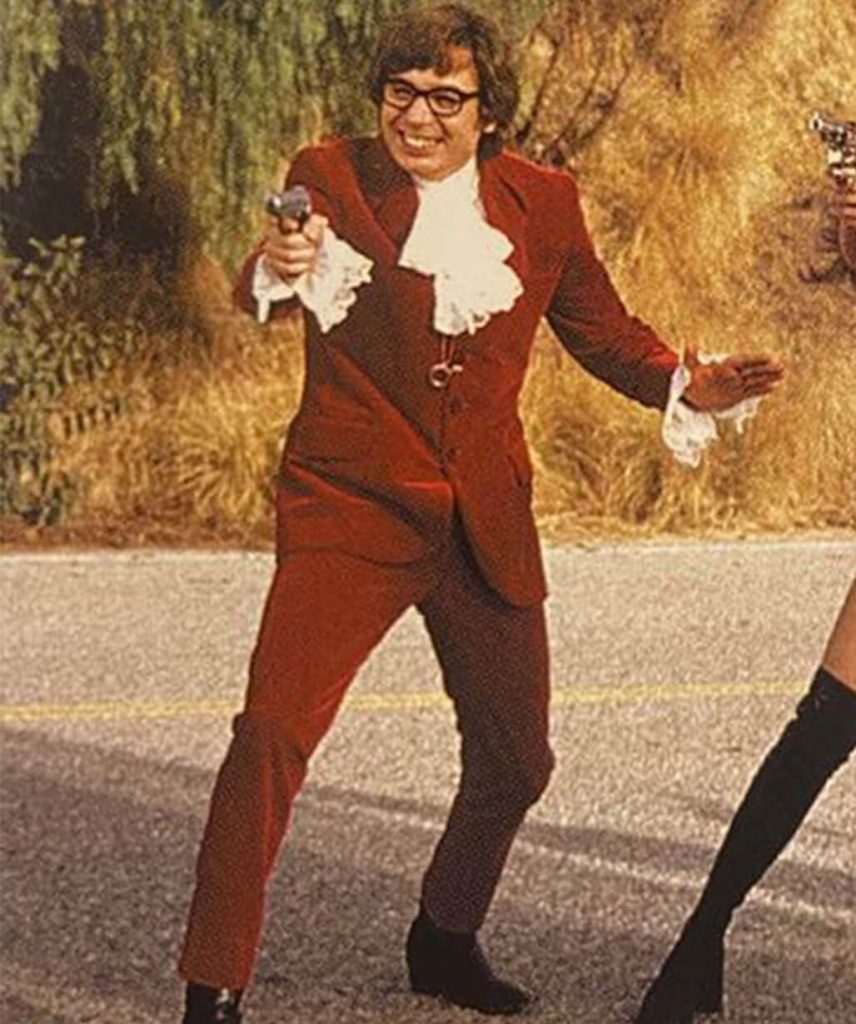 Austin Powers Red Velvet Suit
