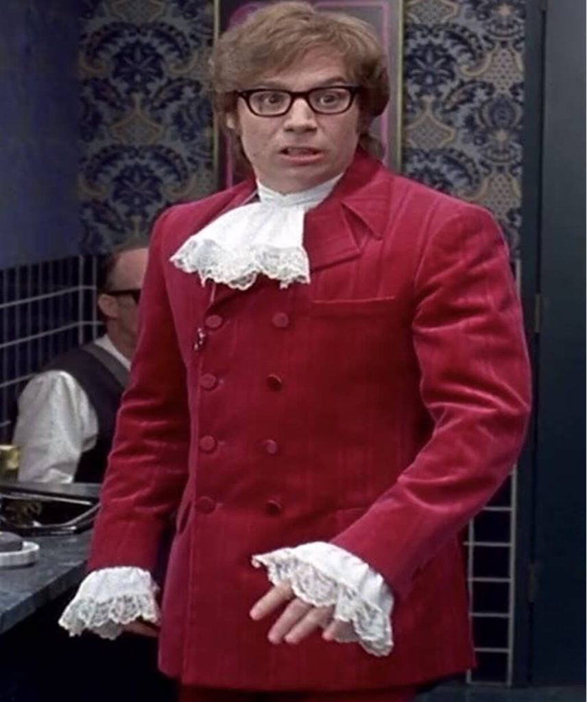 Austin Powers Red Velvet Suit