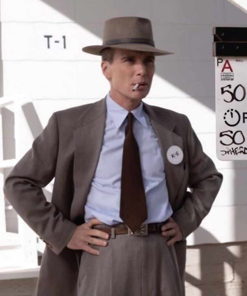 Cillian Murphy J. Robert Oppenheimer Beige Blazer
