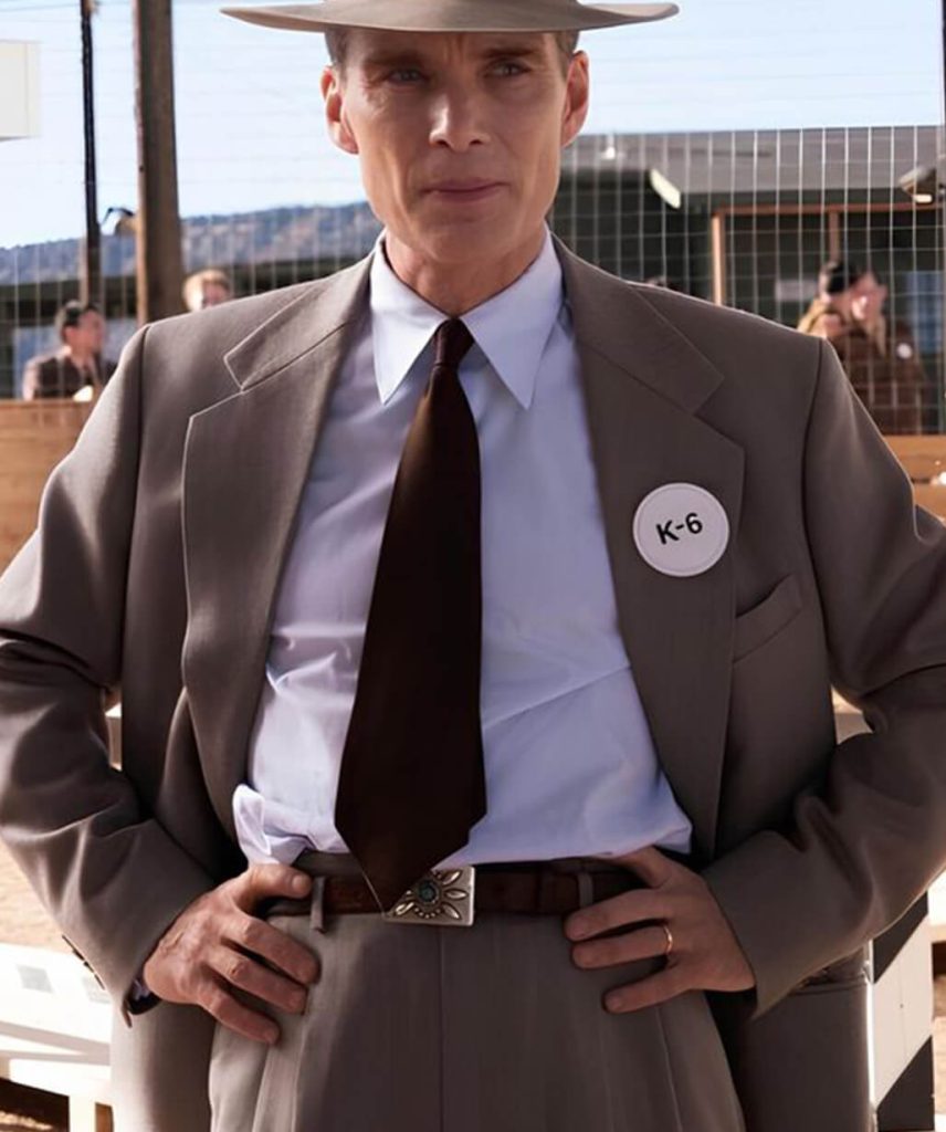 Cillian Murphy J. Robert Oppenheimer Beige Blazer