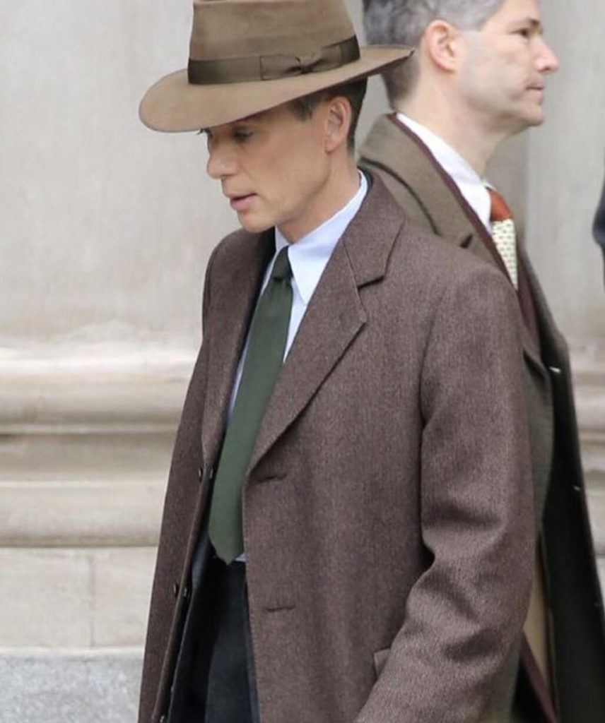 J. Robert Oppenheimer Cillian Murphy Brown Coat