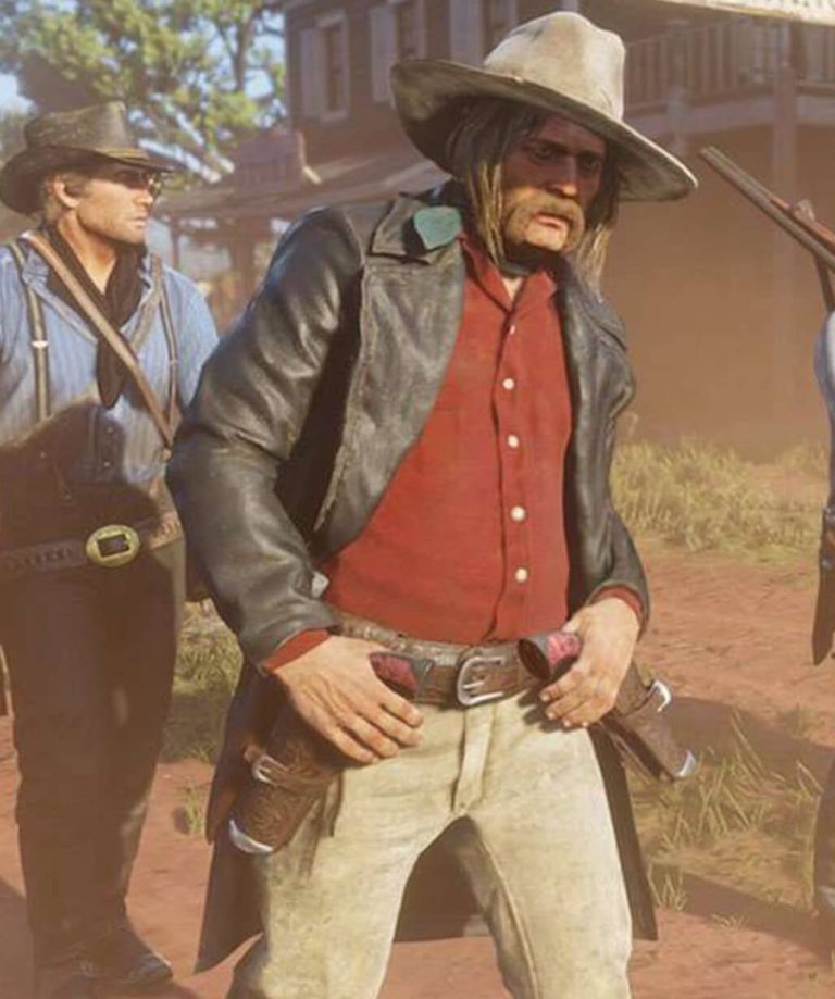 Red Dead Redemption Hosea Matthews Shearling Coat