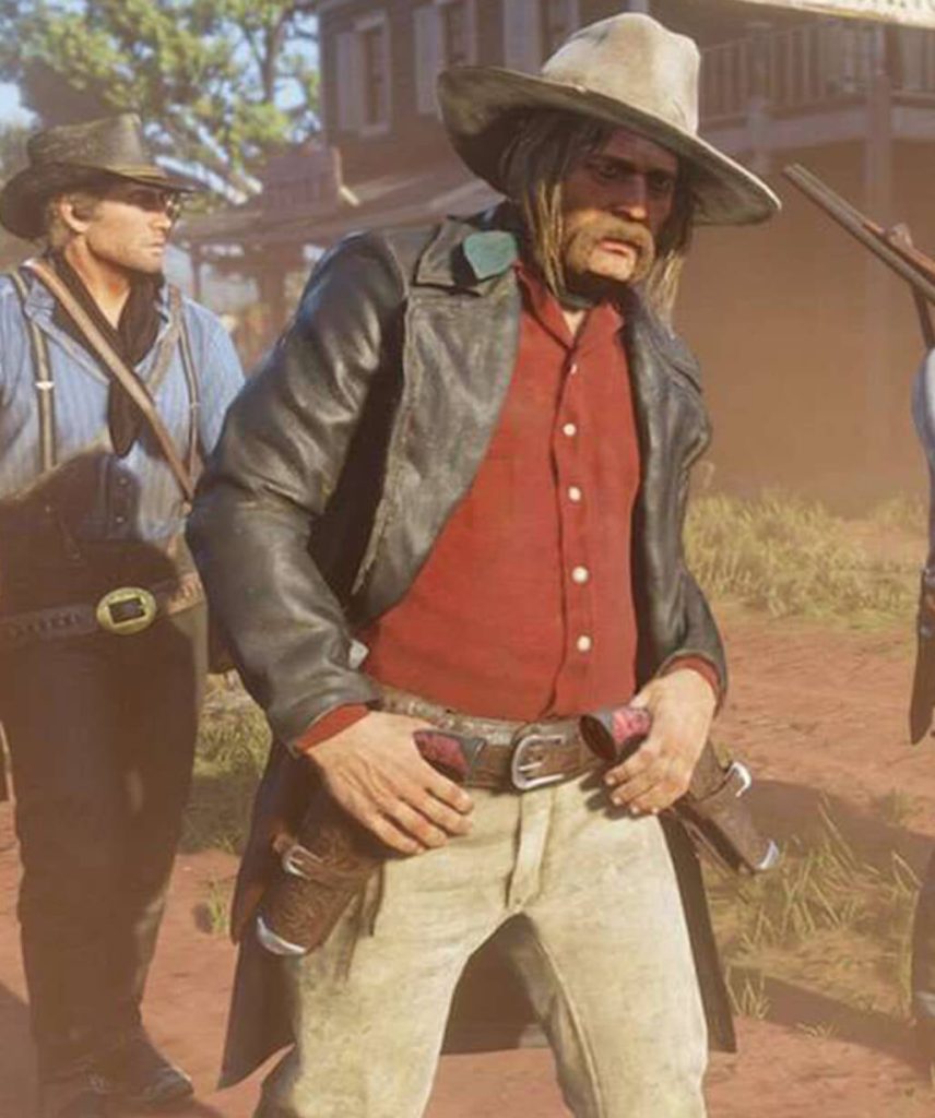 Red Dead Redemption Hosea Matthews Shearling Coat