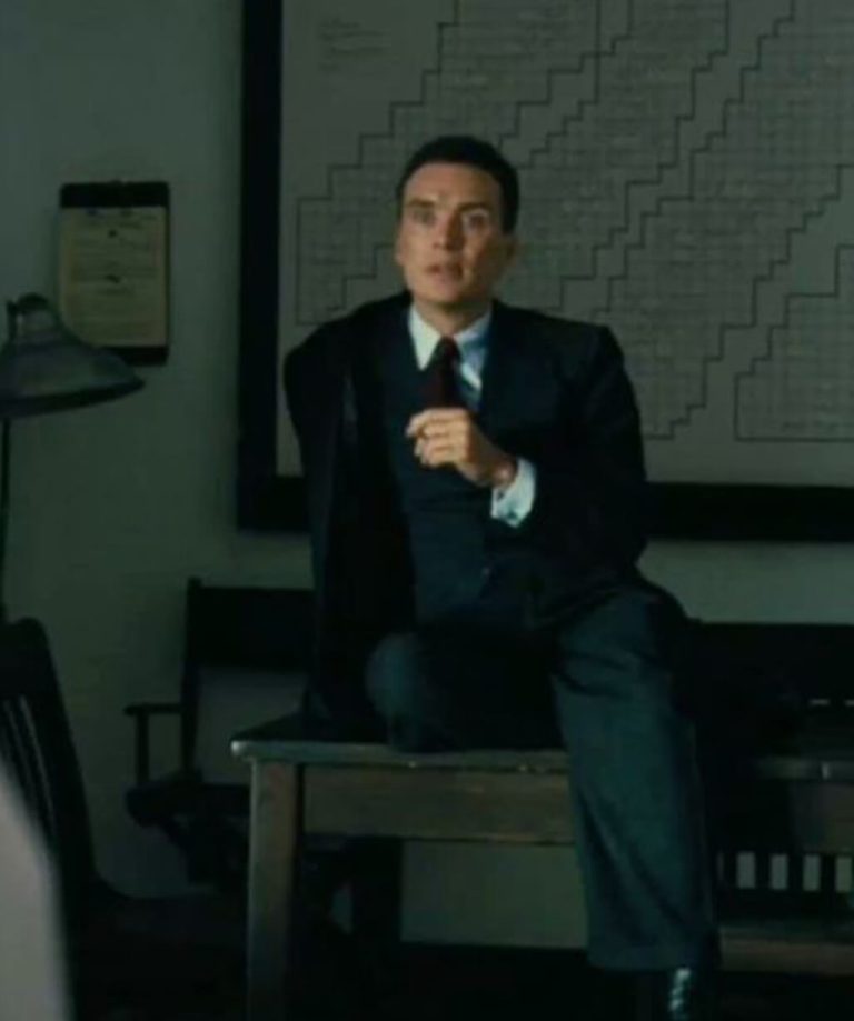 Oppenheimer Cillian Murphy Black Blazer