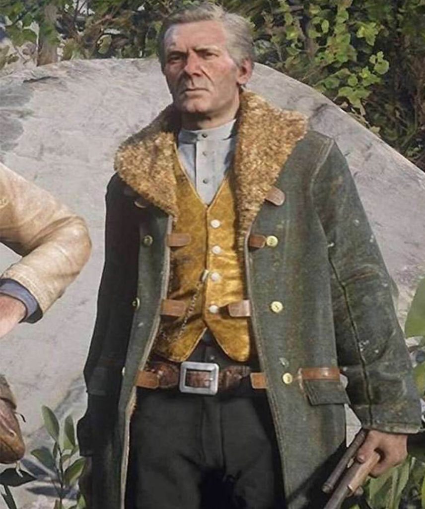 Red Dead Redemption Hosea Matthews Shearling Coat