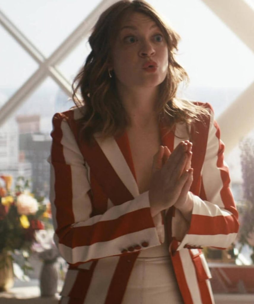 Ashley Barrett The Boys S3 Striped Blazer