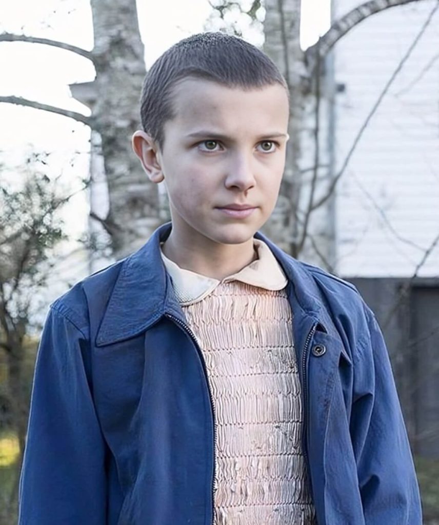 Eleven Stranger Things Millie Bobby Brown Cotton Blue Jacket