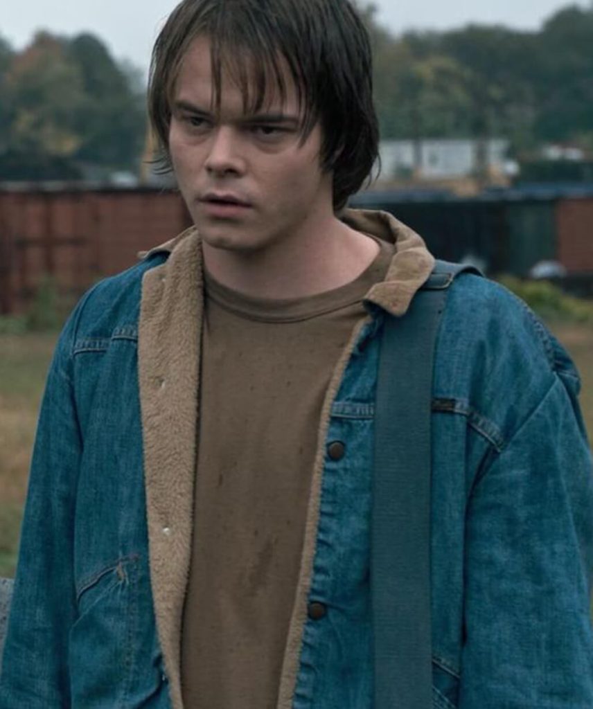 Jonathan Byers Stranger Things Denim Sherpa Jacket