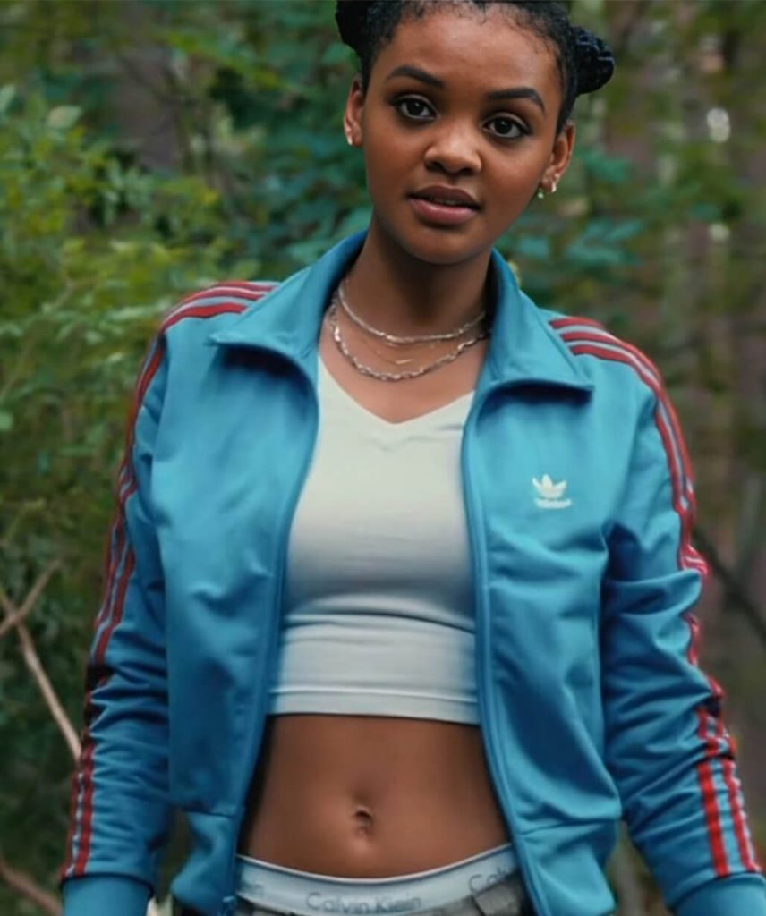 Madame Web Mattie Franklin Blue Track Jacket