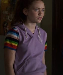 Max Mayfield Stranger Things S4 Sleeveless Purple Hoodie