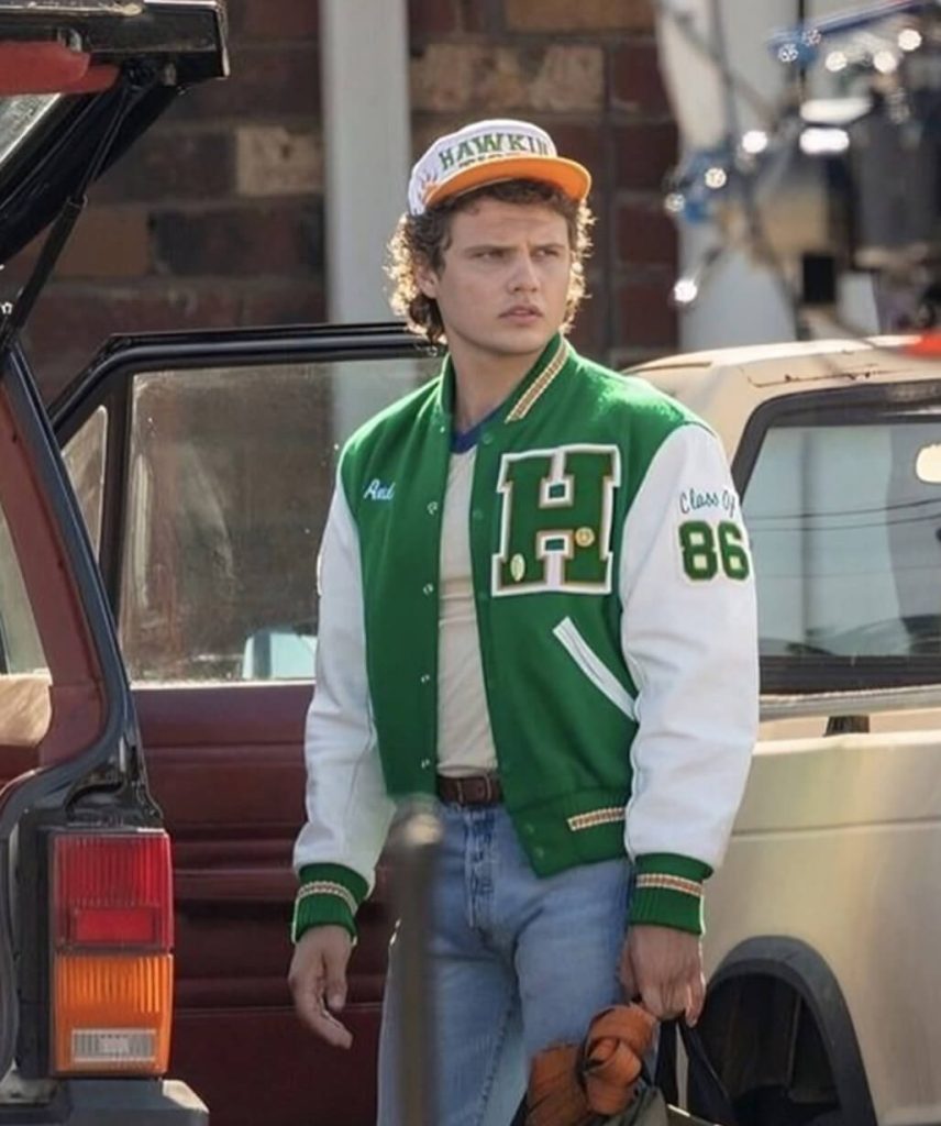 Stranger Things Andy Green Varsity Jacket