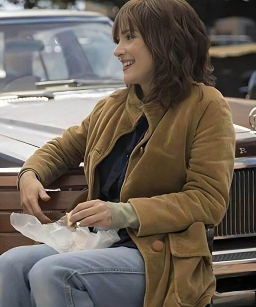 Stranger Things Joyce Byers Brown Corduroy Jacket