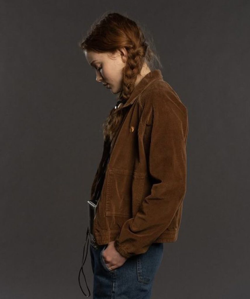 Stranger Things S4 Max Mayfield Brown Corduroy Jacket