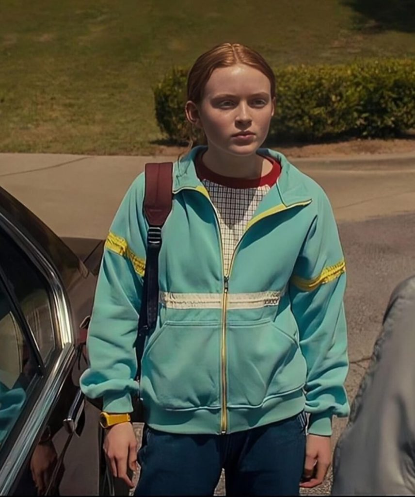 Stranger Things S4 Max Mayfield Blue Jacket