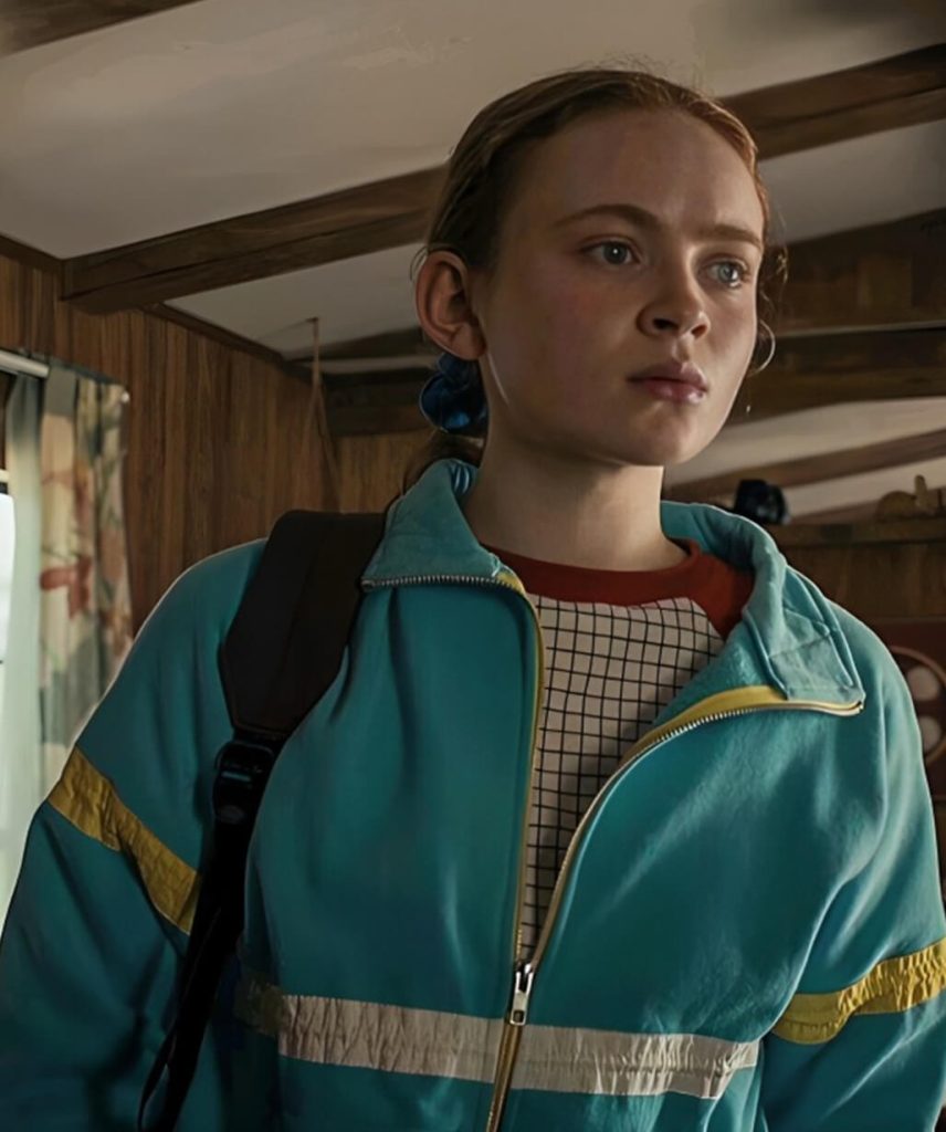 Stranger Things S4 Max Mayfield Blue Jacket