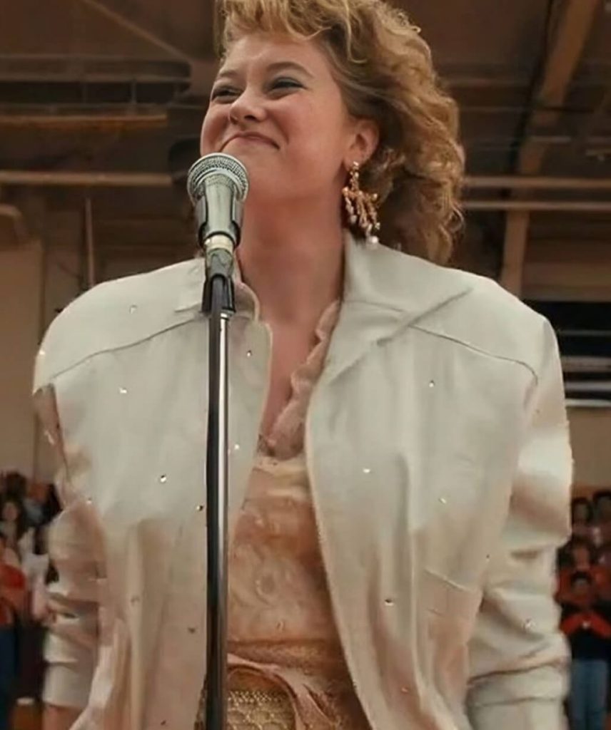 Stranger Things Tammy Thompson White Cotton Jacket