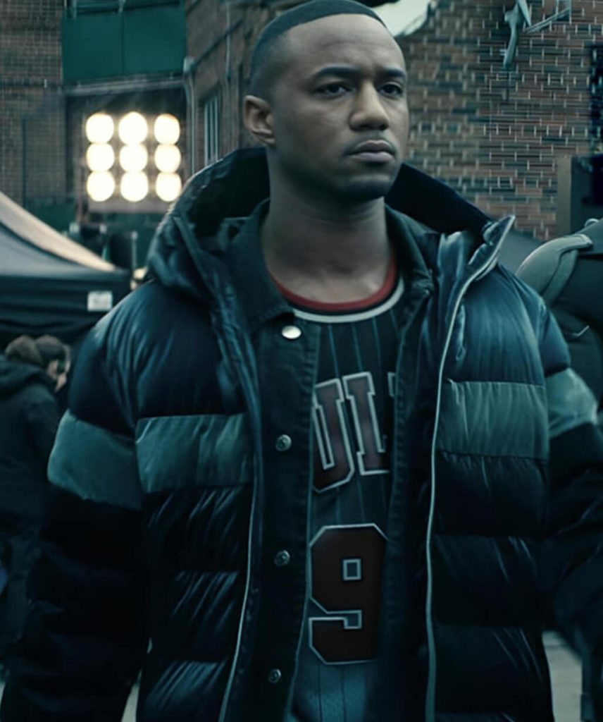 The Boys S4 Reggie Franklin Blue Puffer Jacket