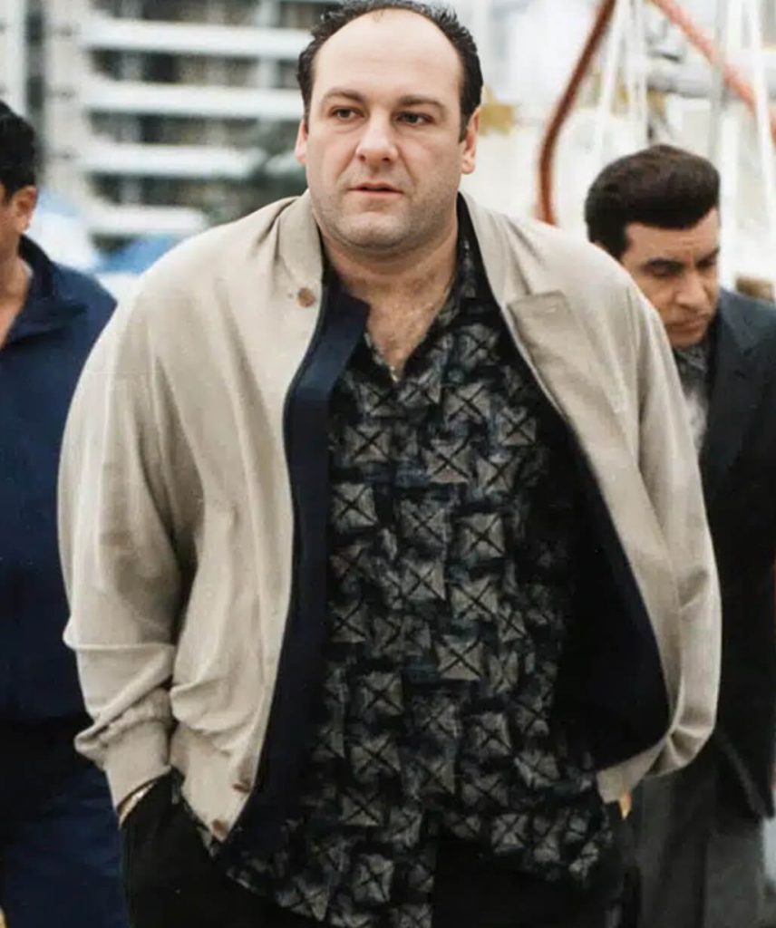 The Sopranos Tony Soprano Beige Cotton Jacket