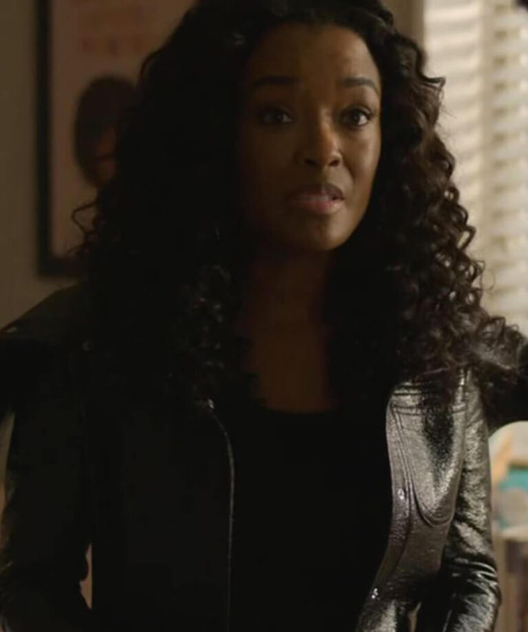 Power Book II Ghost Diana Tejada Black Leather Jacket