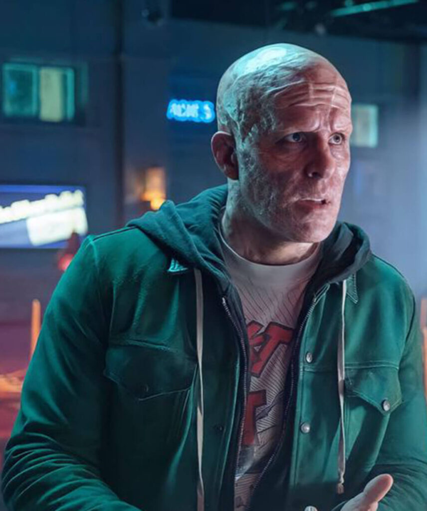 Deadpool 2 Wade Wilson Green Cotton Jacket