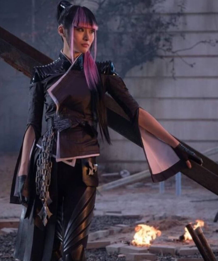 Deadpool 2 Yukio Black Leather Jacket