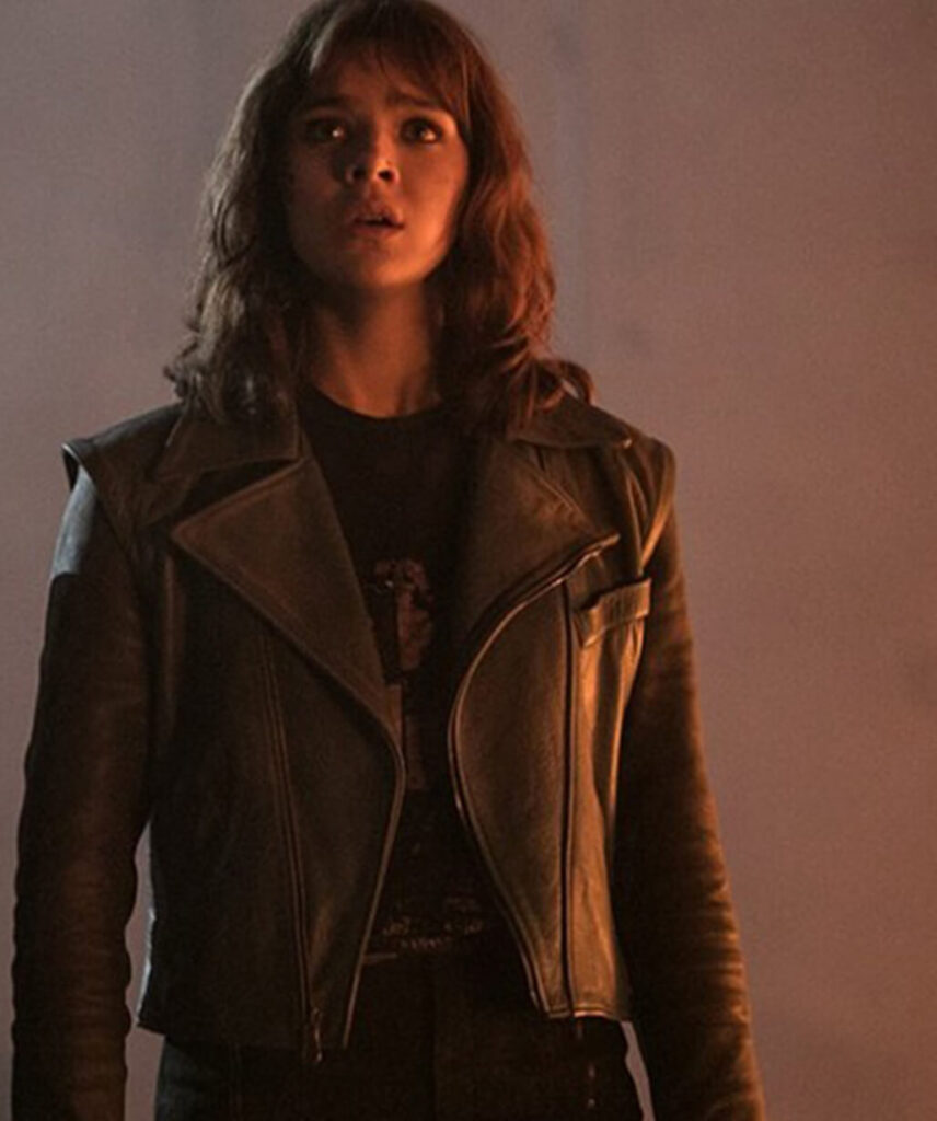 Hailee Steinfield Bumblee Black Leather Jacket