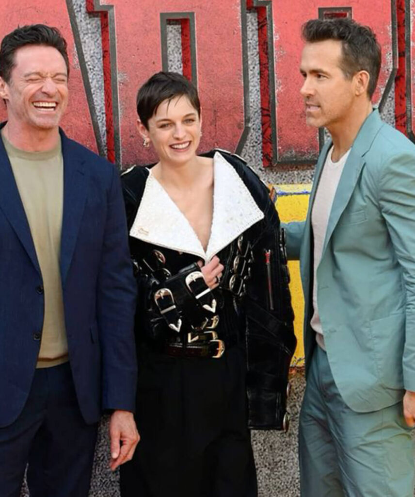 Hugh Jackman Deadpool & Wolverine Premiere Blue Suit