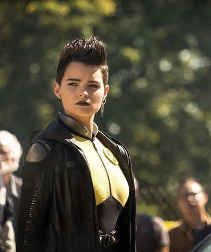 Negasonic Teenage Deadpool 2 Warhead Yellow & Black Jacket