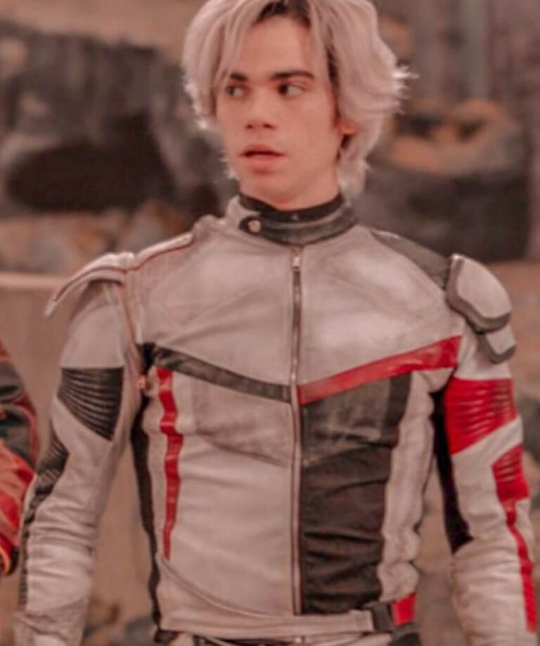 Cameron Boyce Descendants 3 Carlos White Jacket