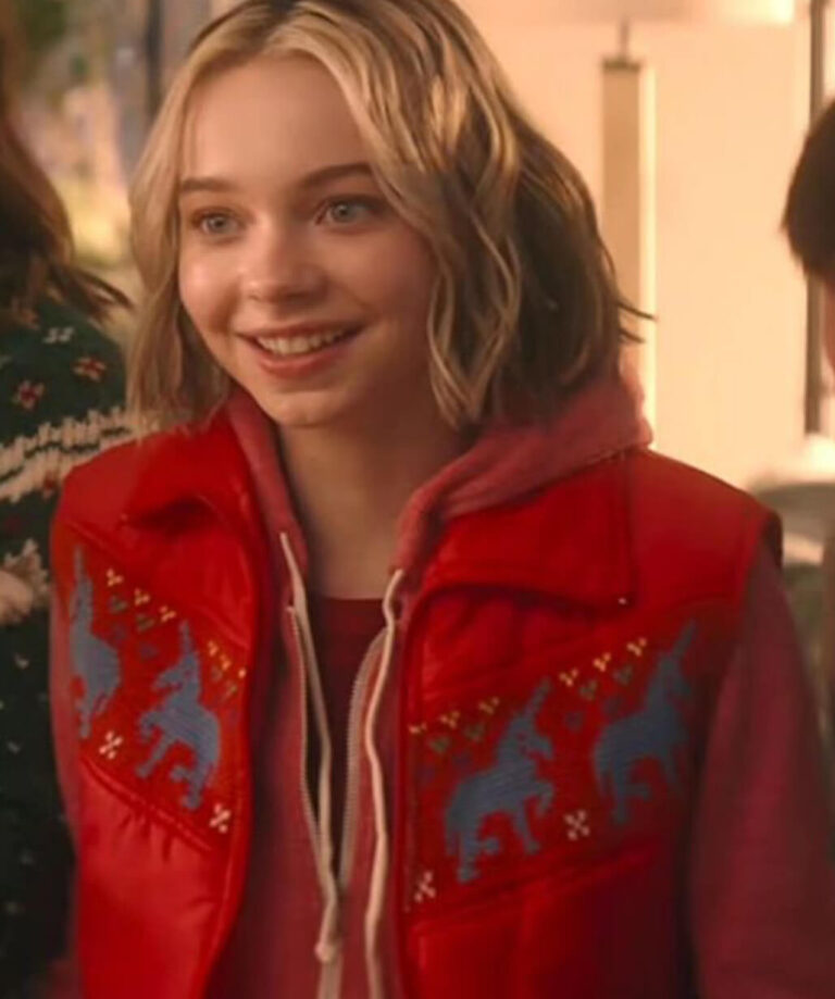 Emma Myers Family Switch CC Walker Red Vest