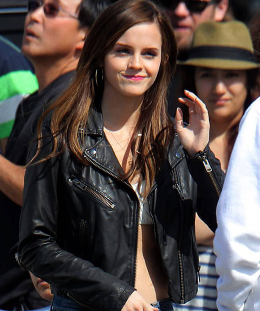 Emma Watson The Bling Ring Nicki Black Biker Leather Jacket