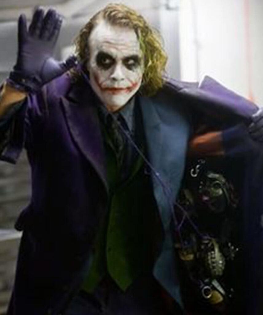 Joker The Dark Knight Heath Ledger Purple Coat