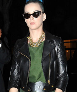 Katy Perry Black Leather Jacket