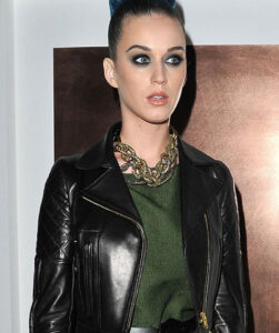 Katy Perry Black Leather Jacket
