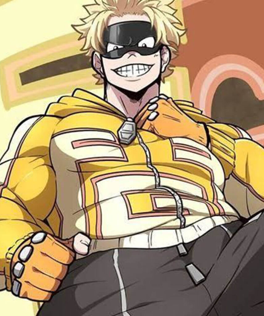 My Hero Academia Fat Gum Yellow Hooded Jacket