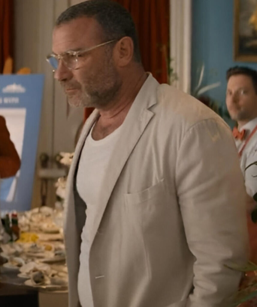 Liev Schreiber The Perfect Couple Tag Winbury Beige Blazer