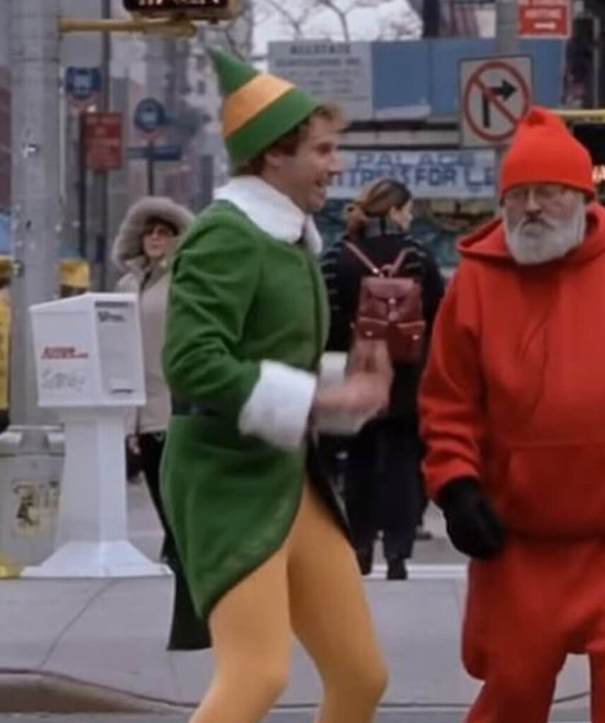 Will Ferrell Elf Christmas Green Wool Coat