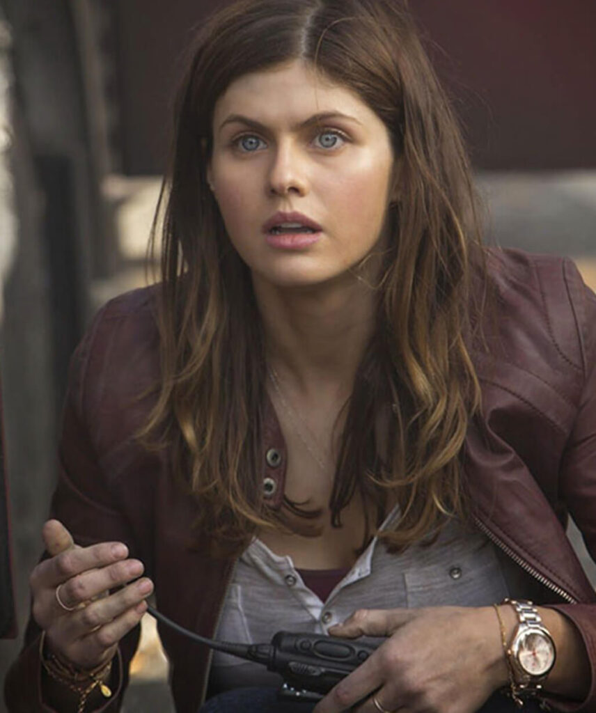 Alexandra Daddario San Andreas Blake Leather Jacket
