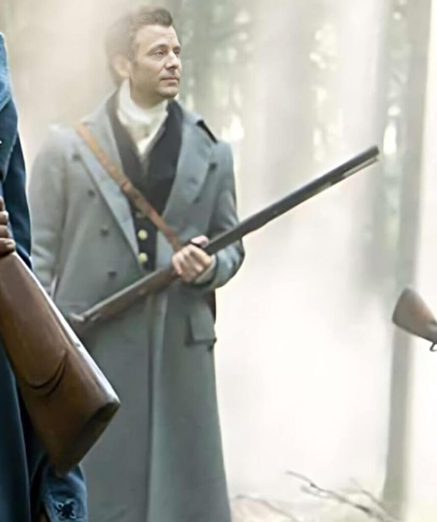 Bridgerton Benedict Grey Wool Long Coat