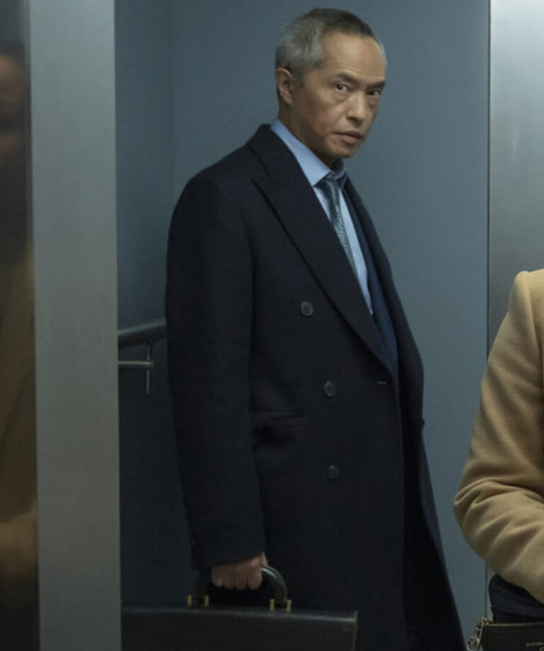 Industry Eric Tao Black Wool Long Coat