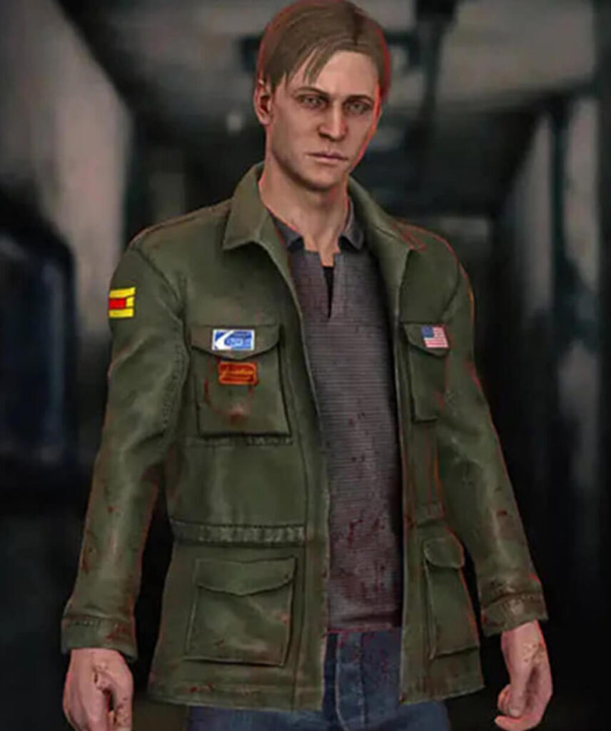 James Sunderland Silent Hill 2 Green Leather Jacket