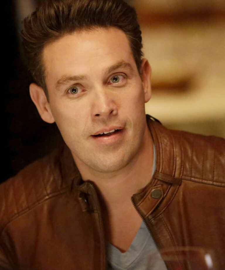 Kevin Alejandro Lucifer S1 Dan Brown Leather Jacket