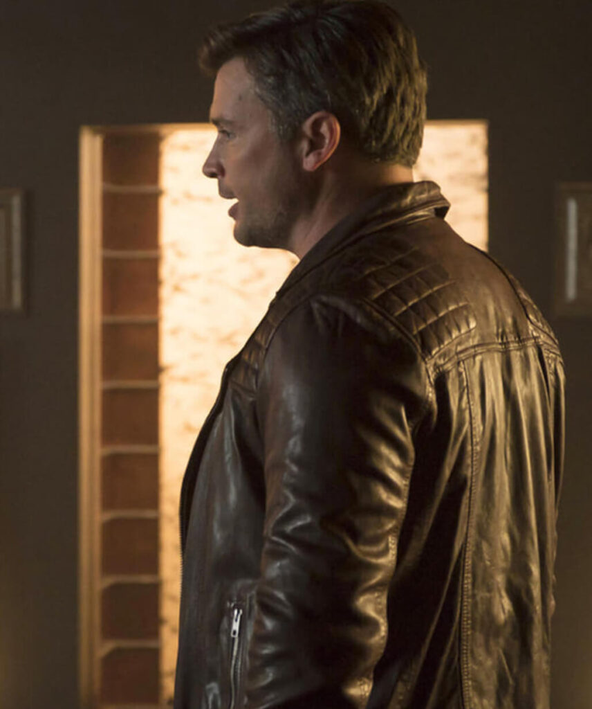 Lucifer Marcus Pierce Brown Leather Jacket