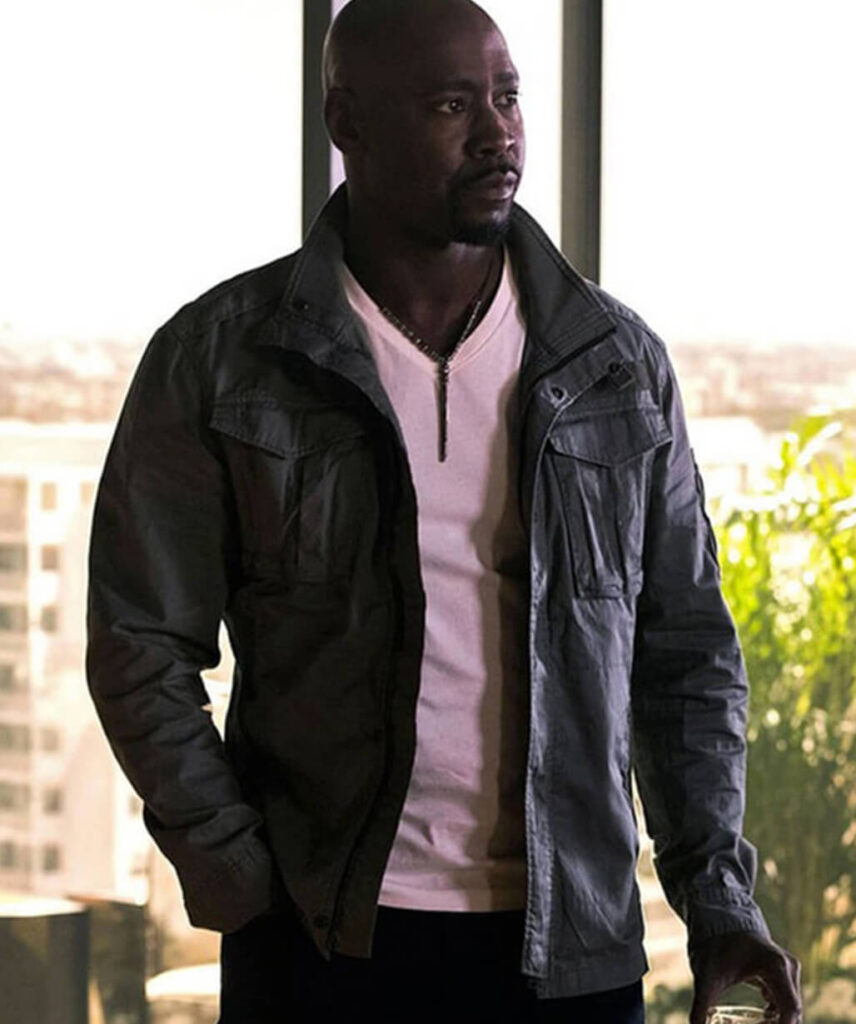 Lucifer S2 Amenadiel Grey Cotton Jacket