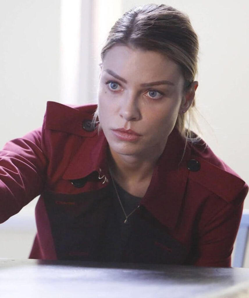 Lucifer S2 Chloe Decker Red Suiting Coat